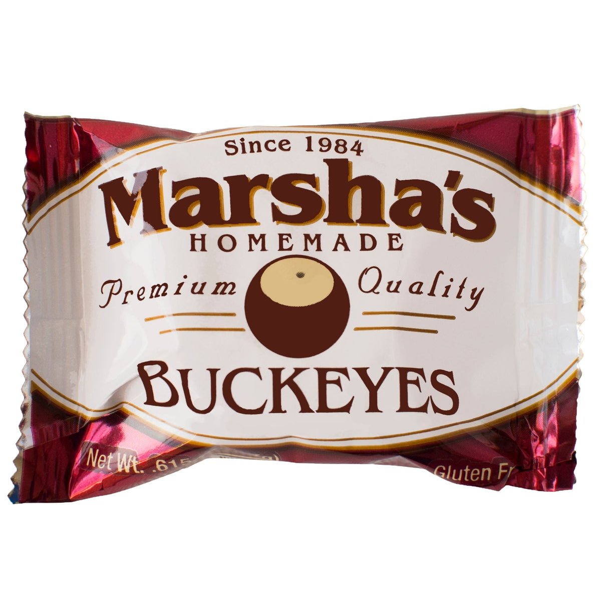 60, Individually Wrapped Homemade Candy Buckeyes – Marsha's Homemade ...