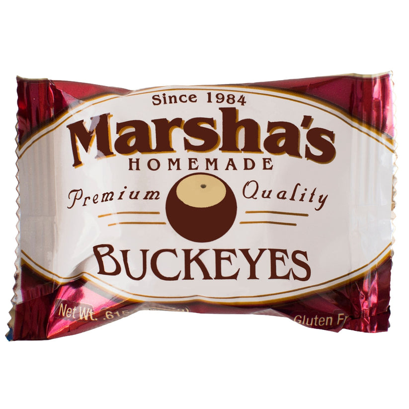 60, Individually Wrapped Homemade Candy Buckeyes – Marsha's Homemade ...