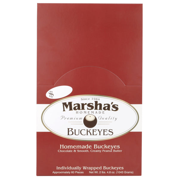 60, Individually Wrapped Homemade Candy Buckeyes – Marsha's Homemade ...