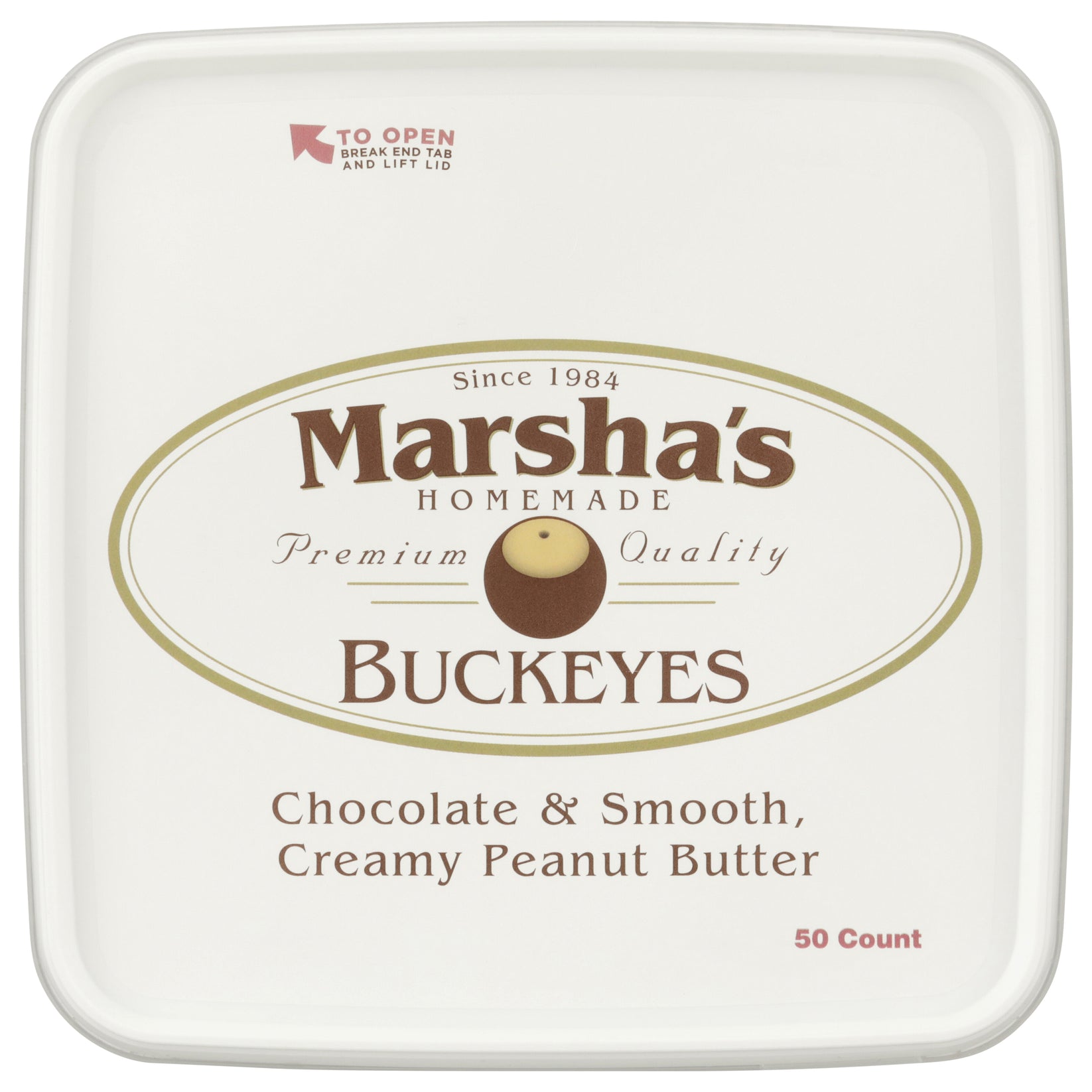 50 Pack Party Tub of Homemade Candy Buckeyes. – Marsha's Homemade Buckeyes